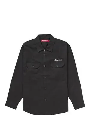 Supreme Mister Cartoon Work Shirt - Black