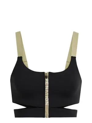 P.E Nation Cutout Stretch Sports Bra - Black