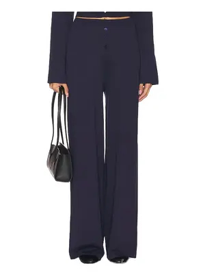 SNDYS August Button Pants - Navy