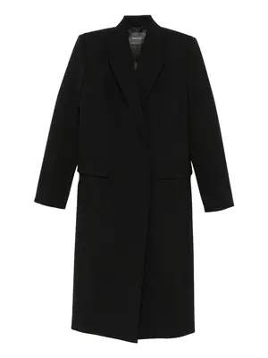 MUGLER Wool Coat - Black