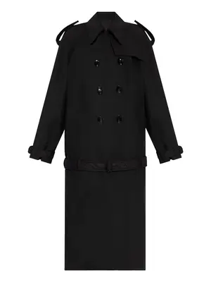 Givenchy Double-breasted Coat - Black