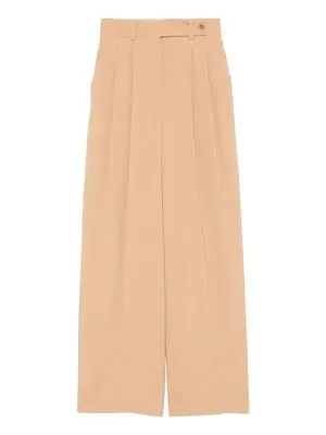 Alberta Ferretti Pleated Trousers - Neutrals