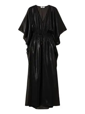 TWINSET Semi-sheer Kaftan Dress - Black