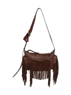 Dsquared2 Leather Shoulder Bag - Brown