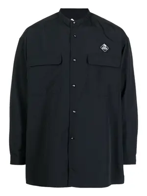 WHITE MOUNTAINEERING Logo-patch Shirt - Black