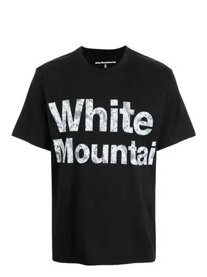 WHITE MOUNTAINEERING Logo-print T-shirt - Black