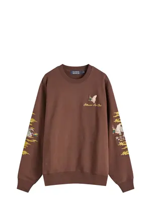 BILLIONAIRE BOYS CLUB Duck Embroidered Sweatshirt - Brown