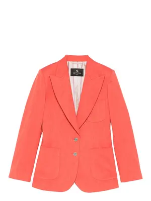 Etro Paisley Jacquard Blazer - Orange