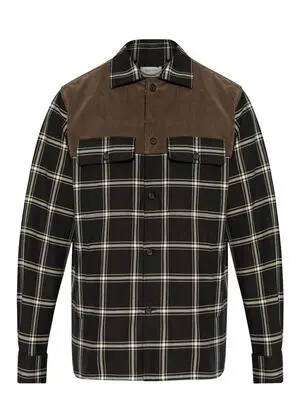 Alexander McQueen Checked Shirt - Brown