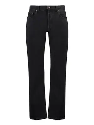 Saint Laurent Straight-leg Jeans - Black