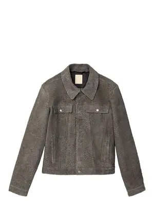 Camper Leather Jacket - Grey