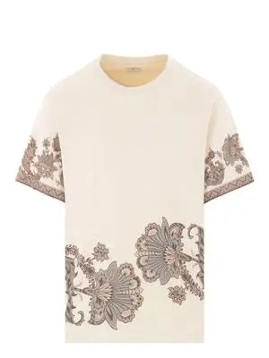 Etro Printed T-shirt - Neutrals