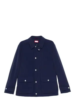 Brunello Cucinelli Cotton Shirt Jacket - Blue