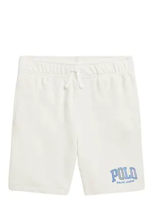 Ralph Lauren Logo French Terry Short Paper White