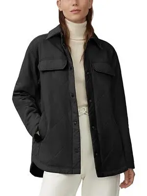 Canada Goose Albany Quilted Shirt Jacket - Black
