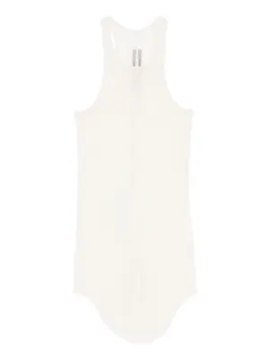 Rick Owens Fine-ribbed Tank Top - Neutrals