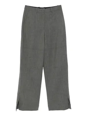 JIL SANDER Virgin Wool Trousers - Grey