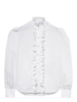EMILIO PUCCI PUCCI Ruffled Cotton Shirt