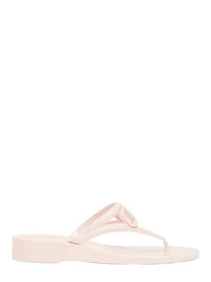 Valentino Garavani Vlogo Thong Sandal - Rose Quartz