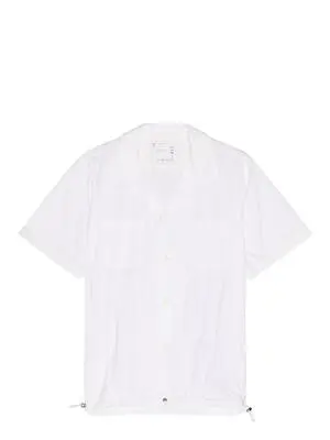 Sacai Cotton Poplin Shirt In White - Off White