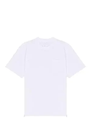 Sacai Side Zip T-shirt - White