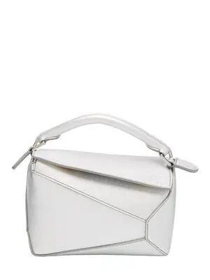 Loewe Loewe Puzzle Edge Mini Bag Silver