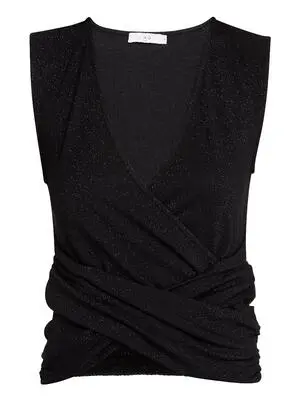 IRO PARIS Fizou Sleeveless Top - Black/silver