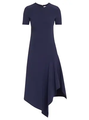 Michael Kors Handkerchief Hem Midi Dress - Maritime