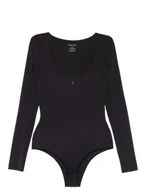 Patrizia Pepe Fly-motif Bodysuit - Black