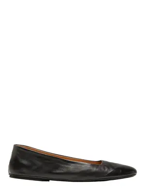 Marsèll Distesa Leather Ballerinas - Black
