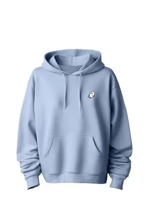DALIX Classic Fit Fleece Hoodie - Light Blue