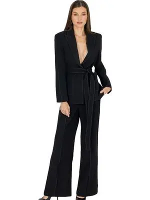 AKALIA AKALIA Yena Wide-Leg Pants Black