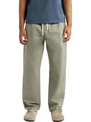 STANDARD ISSUE Pd Cotton Blend Drawstring Slacker Pants - Concrete