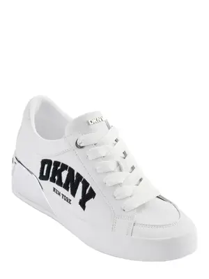 Dkny Maben Varsity Sneakers - White