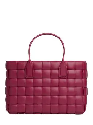 BOTTEGA  VENETA Large Padded Intreccio Tote - Amaranto