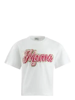 LOLA + THE BOYS Mama Pearl T-shirt - White