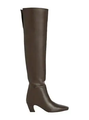 NEIL J. RODGERS Meg Over The Knee Boots - Brown Nappa