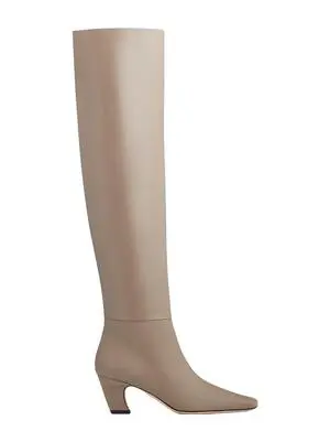 NEIL J. RODGERS Meg Over The Knee Boots Mastice Nappa