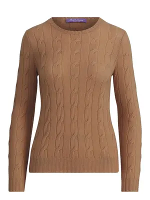 RALPH LAUREN Ralph Lauren Collection Cable-knit Cashmere Sweater