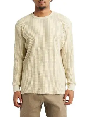 STANDARD ISSUE Thermal Knit Long Sleeve T-shirt - Oatmeal