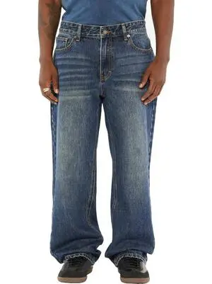 GUESS ORIGINALS Baggy Jeans - Dark Wash