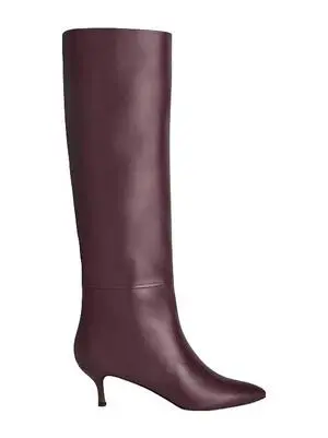 NEIL J. RODGERS Neil J. Rodgers Eva Slouch Boots Burgundy Nappa