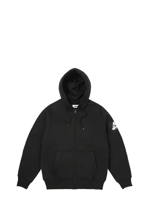 PALACE Bonded Sherpa Zip Hood - Black