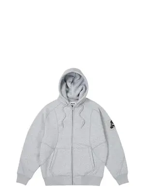 PALACE Bonded Sherpa Zip Hood - Grey