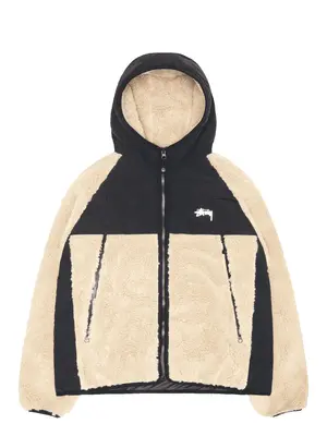 StÜssy Sherpa Paneled Jacket - Tan