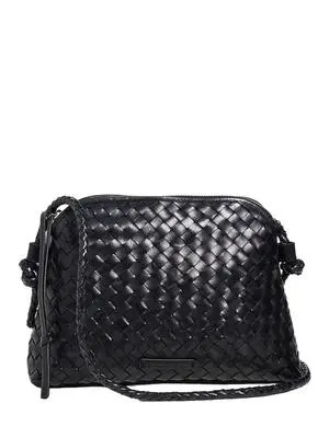 LOEFFLER RANDALL Mallory Woven Crossbody Bag - Black