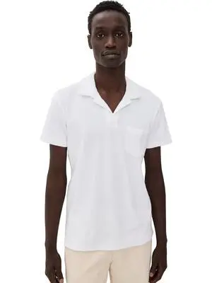 Orlebar Brown Terry Polo - White