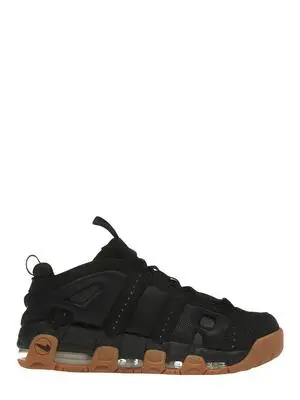 Nike Air More Uptempo Low Sneakers - Black/gum