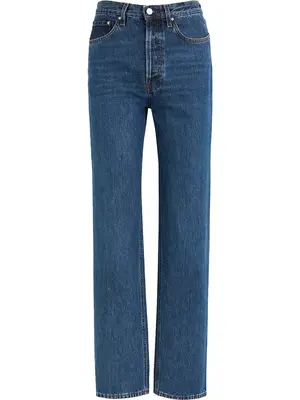 TOTEME Classic Cut Straight-leg Jeans - Denim