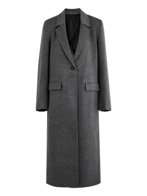 TOTEME Brushed Wool Coat - Grey